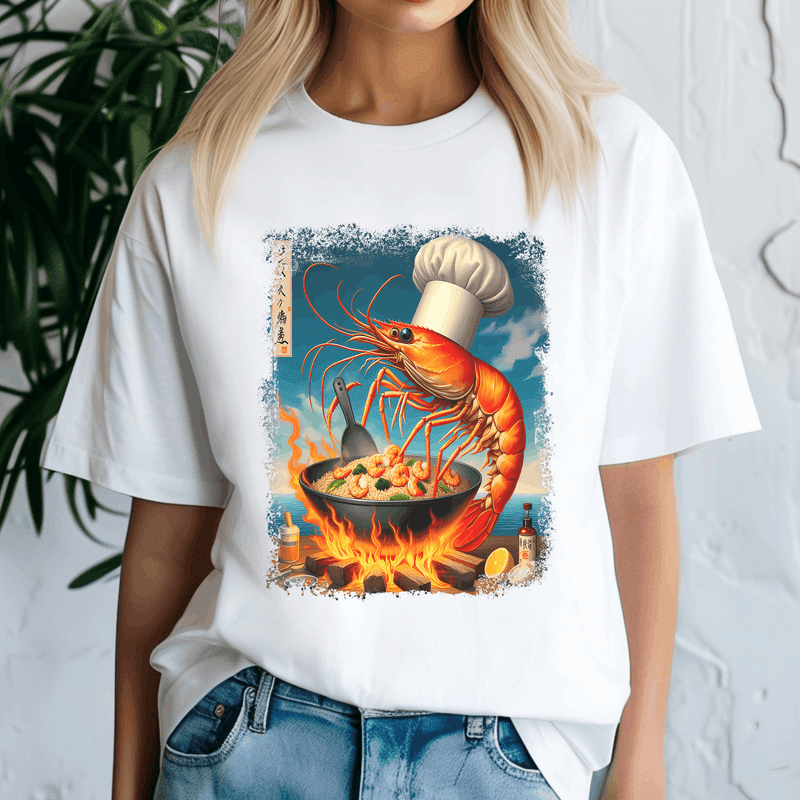Funny Shrimp Fried This Rice Meme Painting Distressed Style,Silly ...