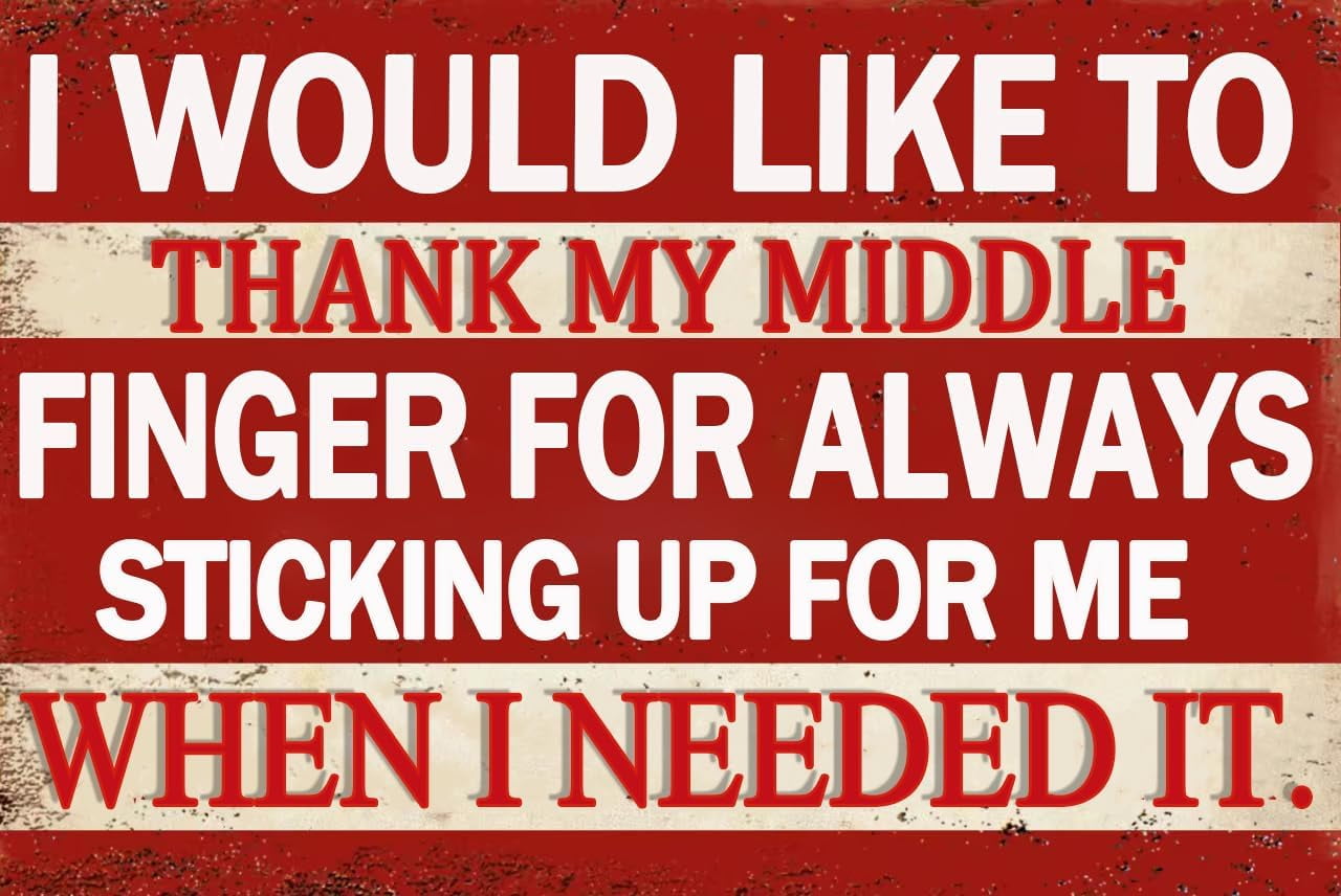 Funny Signs Metal Tin Sign Man Cave Decor Garage Signs For Men Cool ...