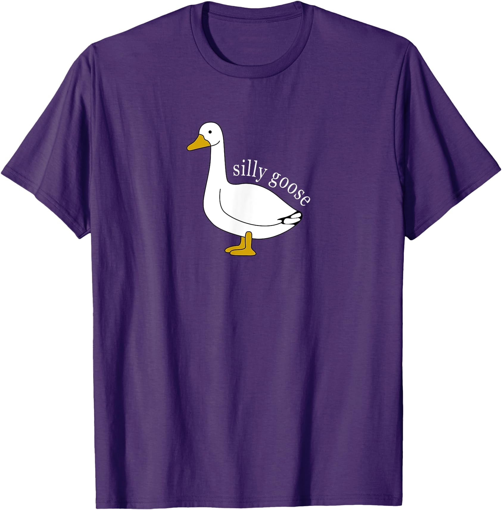 Funny Silly Meme Cute Goose Aesthetic Trendy Clothing Softstyle Unisex T-Shirt Men Women Kids ...