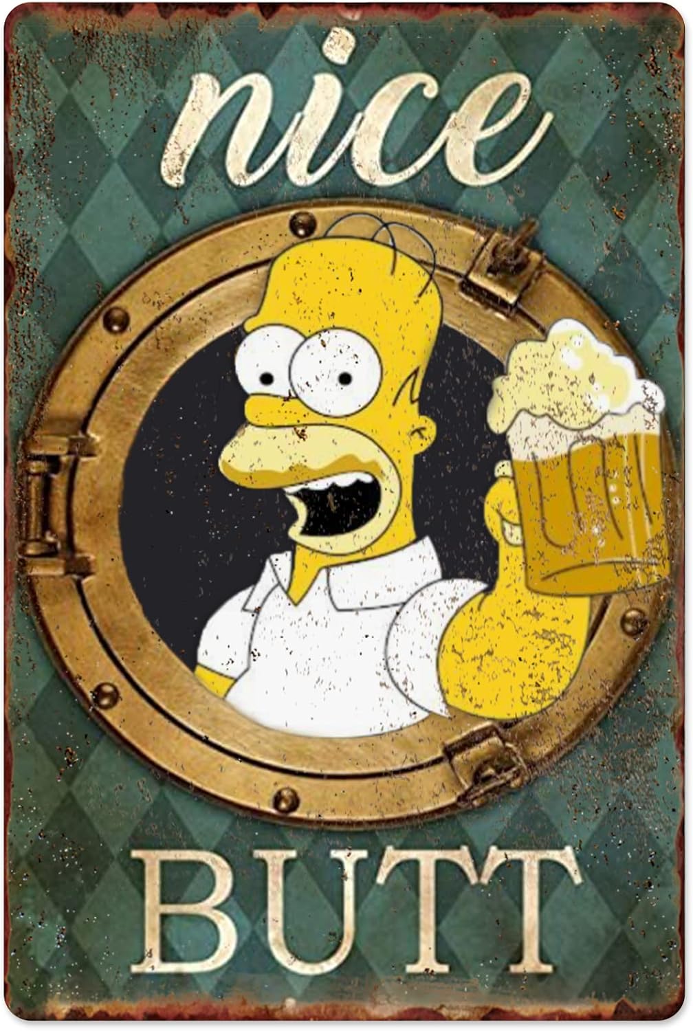 Funny Simpsons Diamond Art Kits for Adults,5D Painting Art Kits Homer Simpson Beer Diamond Art ...