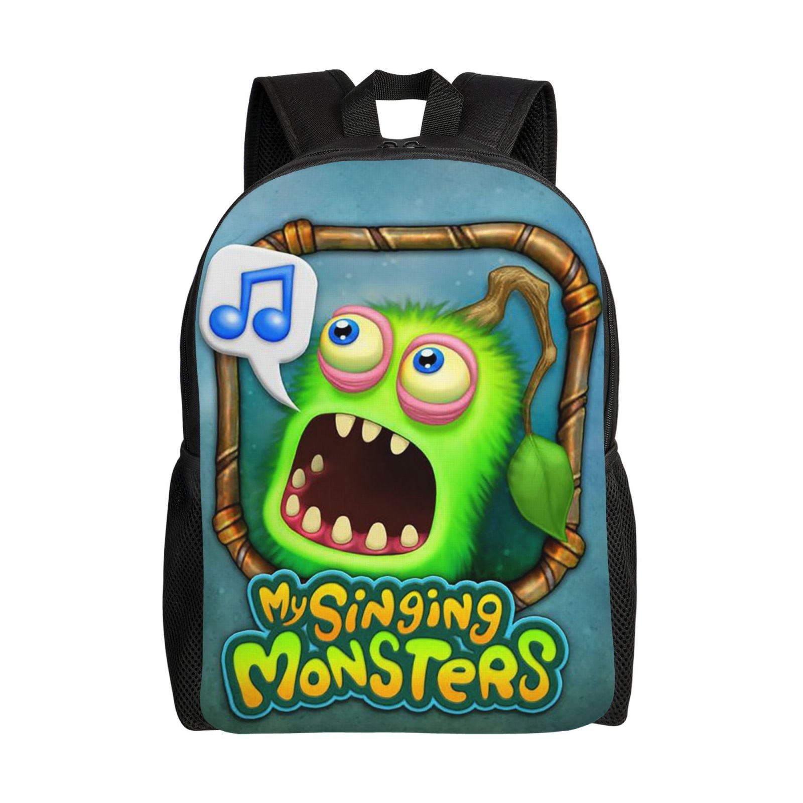 Funny Singing Monsters Large Capacity Backpack Portable Bag Lightweight ...