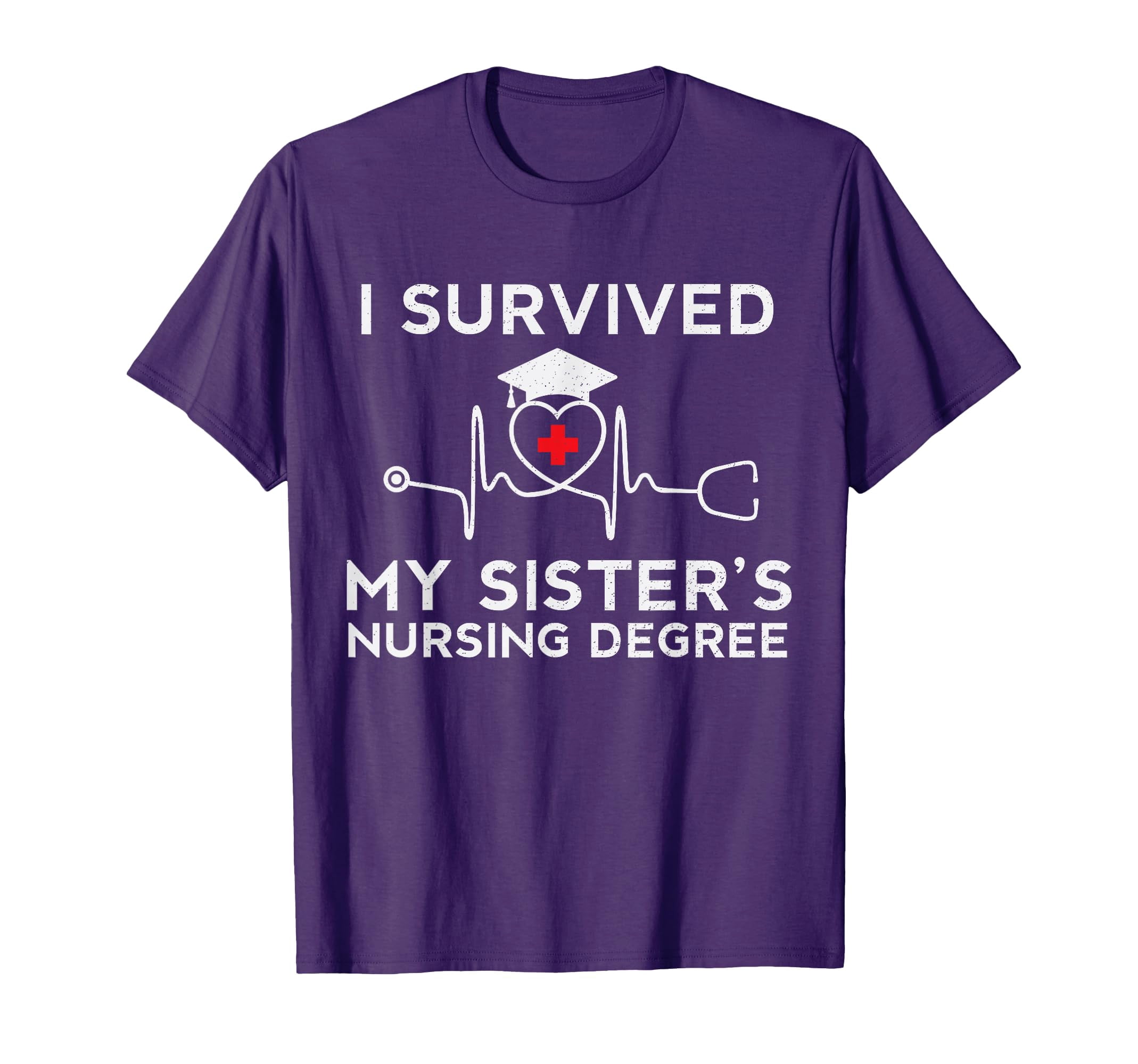 Funny Sister Nursing Degree Survivor T-Shirt Graduation Gift - Walmart.com