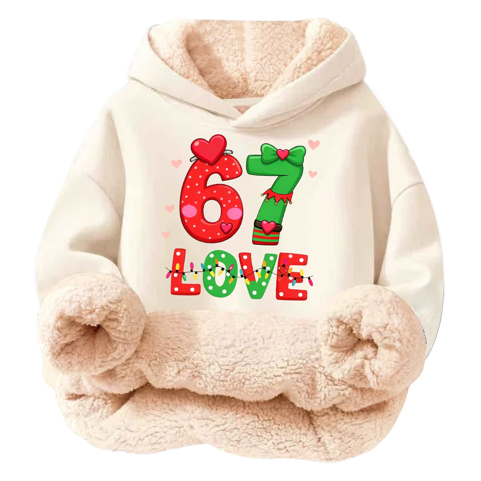 Funny Six Seven 6 7 Meme Gen Alpha Slang Kids 67 Ice Cream Meme Hoodie ...