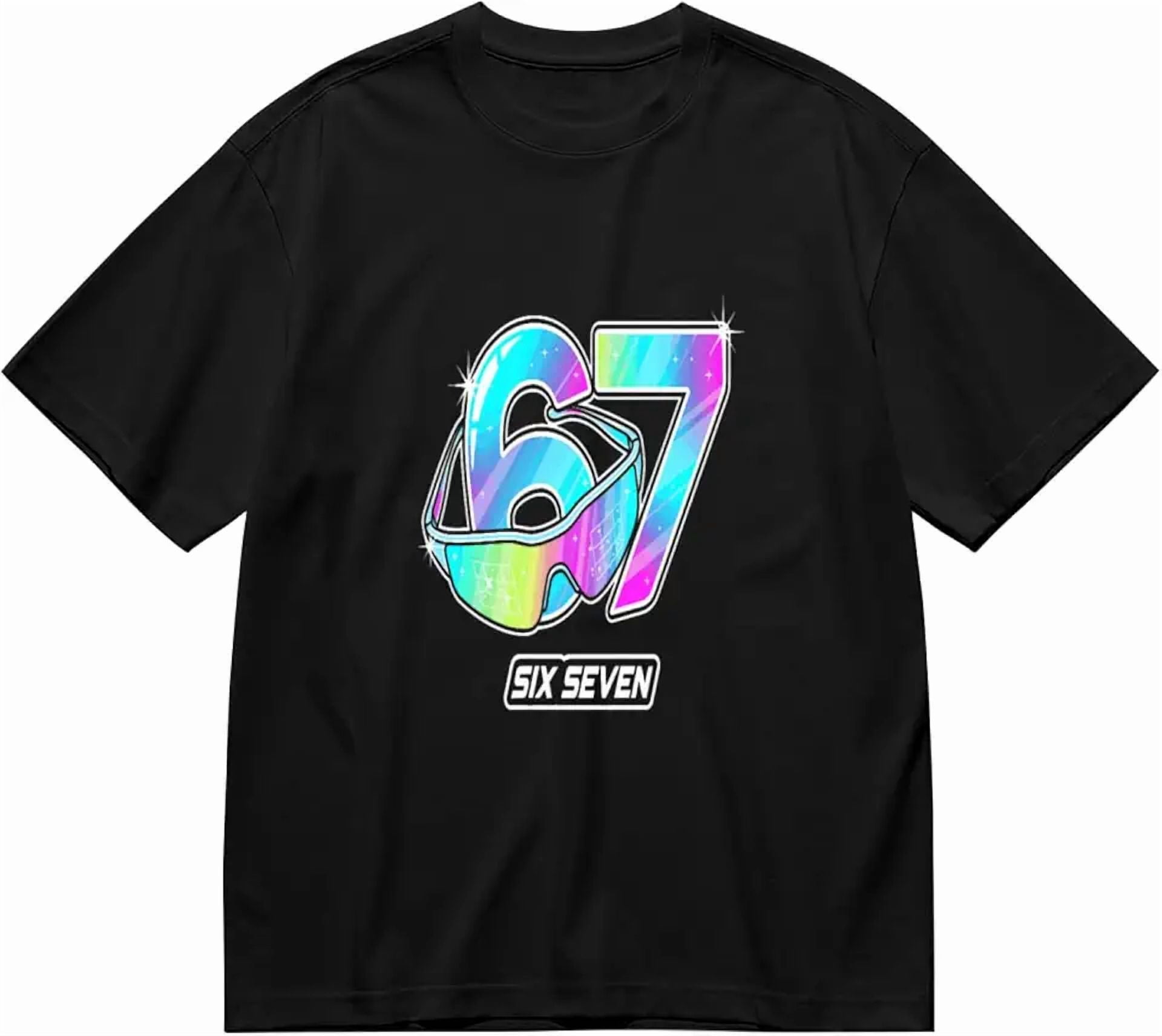 Funny Six Seven 6 7 Meme Gen Alpha Slang Women Men T-Shirt - Walmart.com