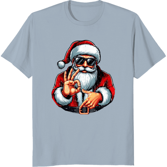 Funny Six Seven 6 7 Meme Santa Christmas T-Shirt ,Full Sizes S-5XL - Walmart.com