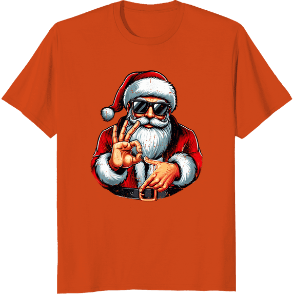 Funny Six Seven 6 7 Meme Santa Christmas T-Shirt ,Full Sizes S-5XL ...