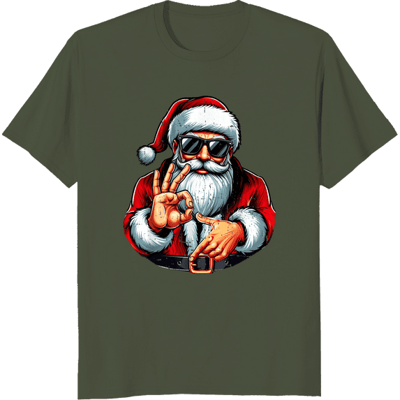 Funny Six Seven 6 7 Meme Santa Christmas T-Shirt ,Full Sizes S-5XL ...