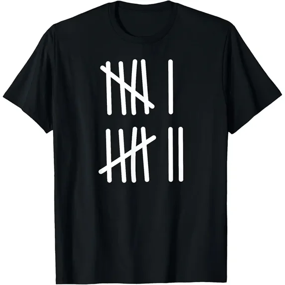 Funny Six Seven 67 Meme Tally Marks 6 7 Numbers Kids T-Shirt - Walmart.com