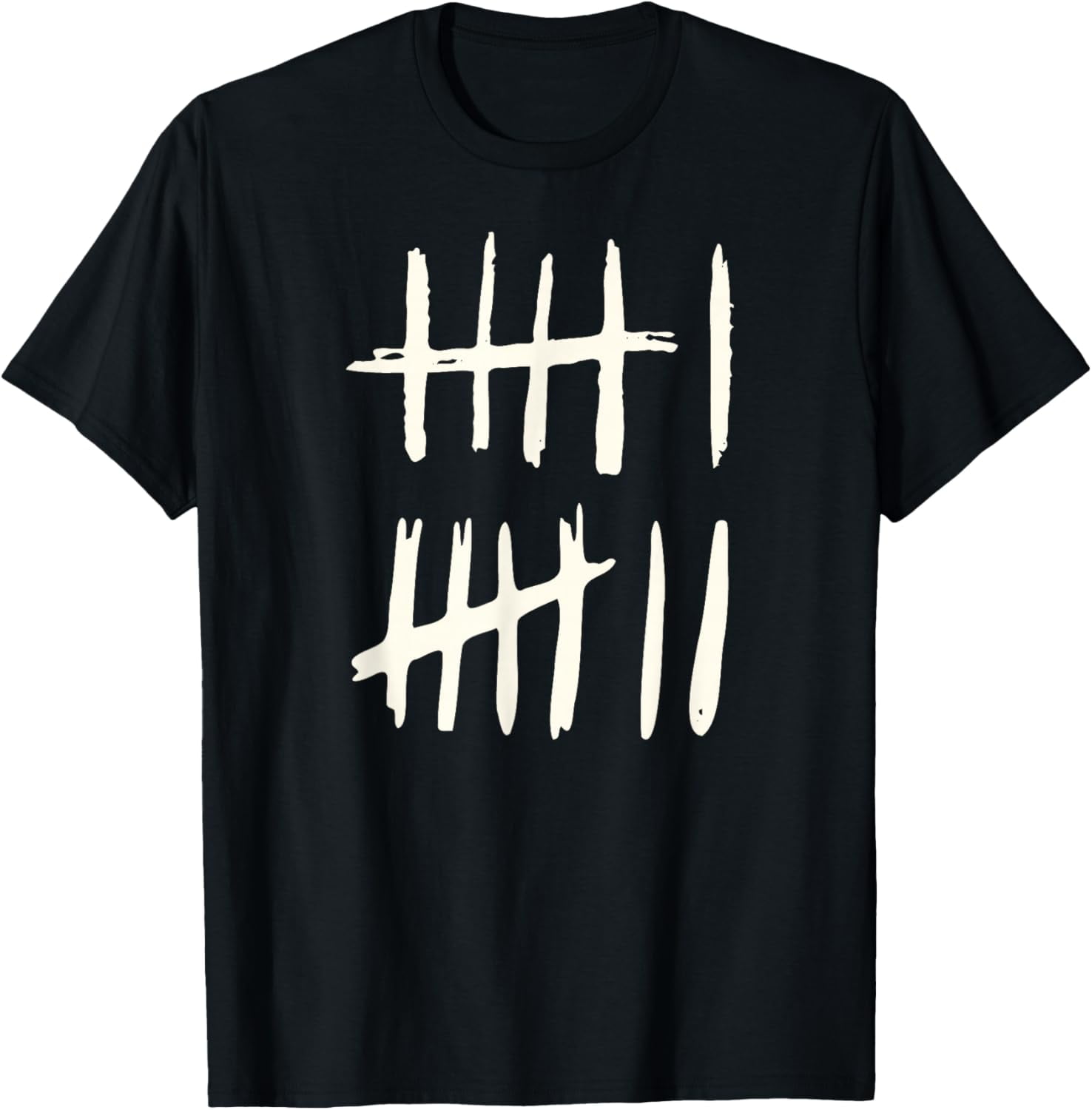Funny Six Seven 67 Meme Tally Marks 6 7 Numbers T-Shirt - Walmart.com