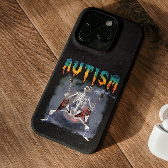 Funny Skeleton Meme Case Autism Awareness Gift Compatible with iPhone ...
