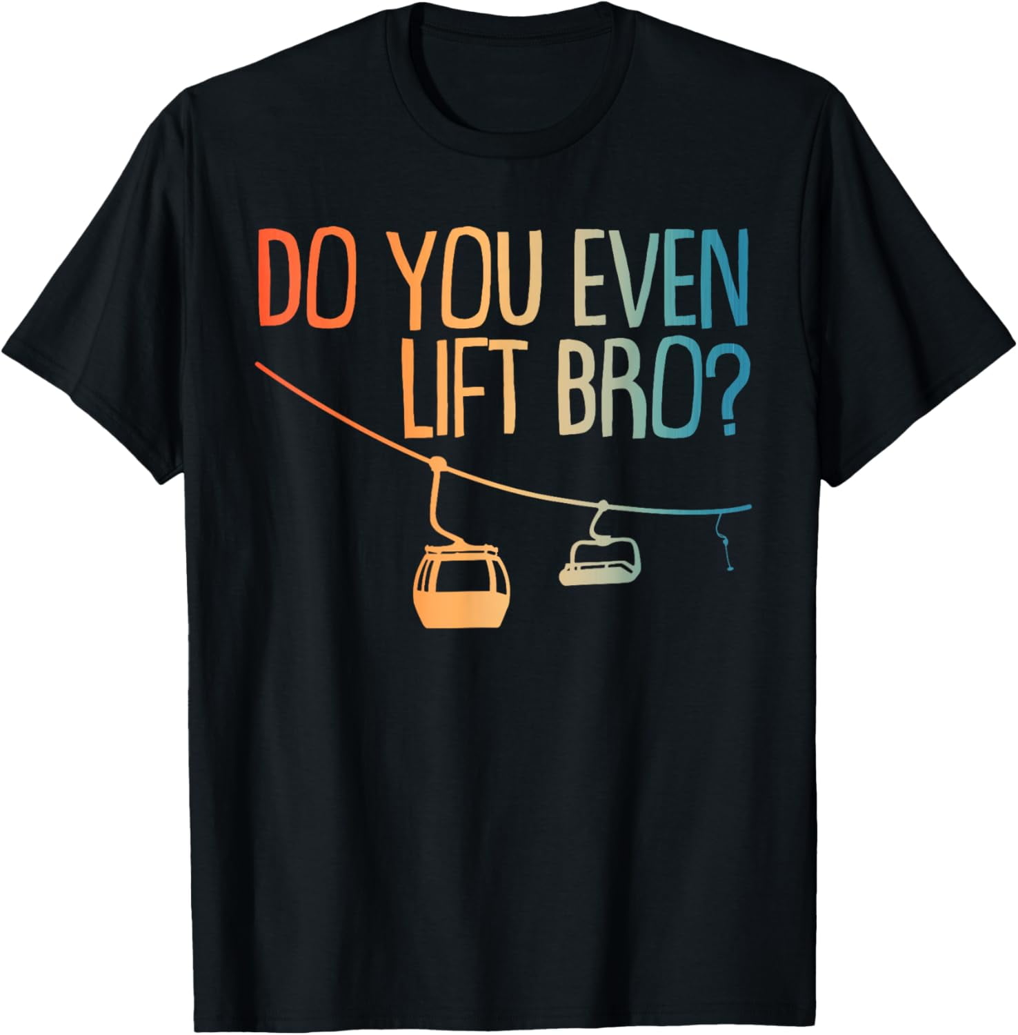 Funny Ski Art For Men Women Winter Sport Skiing Snowboarding T-Shirt ...