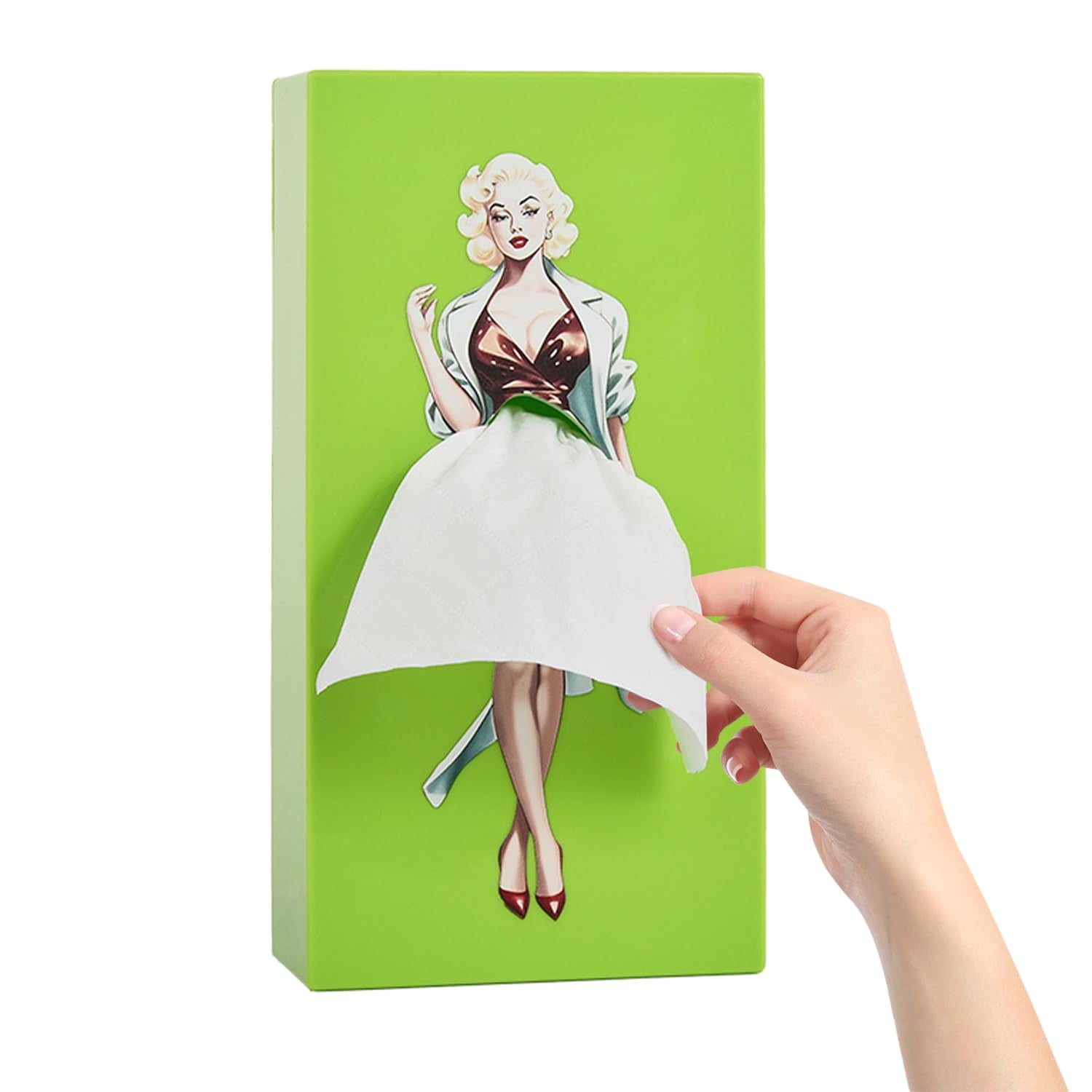 Funny Skirt Tissue Box Cover Vintage Classy Cute Lady Skirt Tissue Box ...
