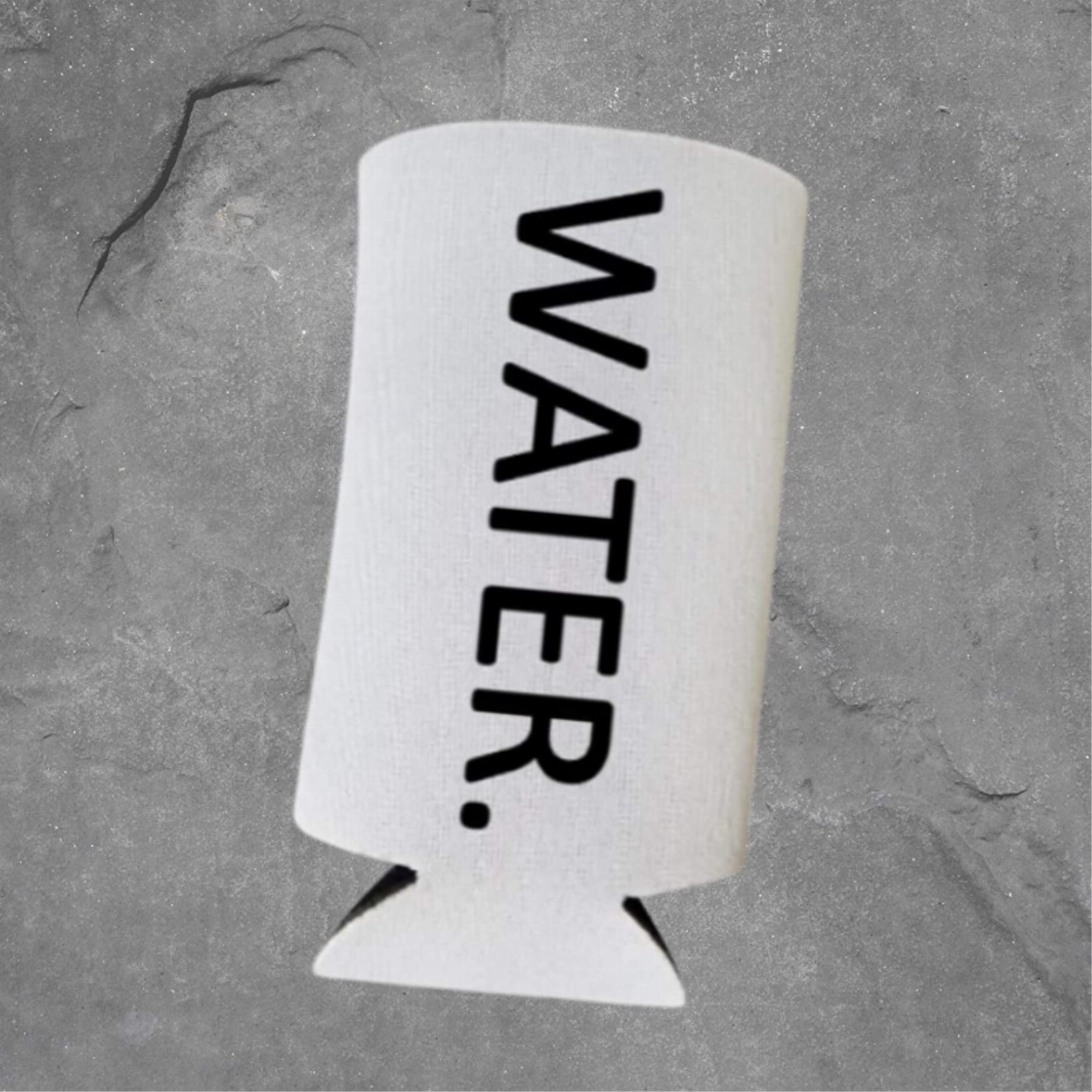 Funny Slim Can Cooler - WATER. Funny Spiked Seltzer Drink Accessory ...