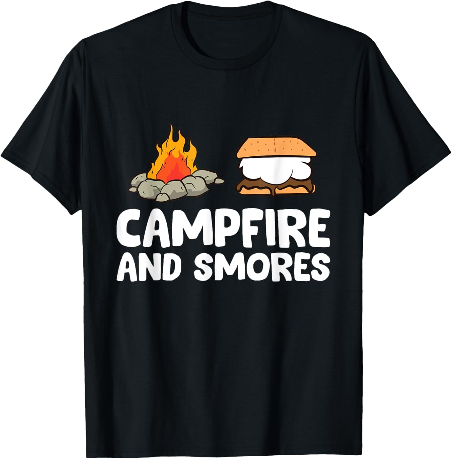 Funny Smores Lover Campfire And Smores T-Shirt - Walmart.com