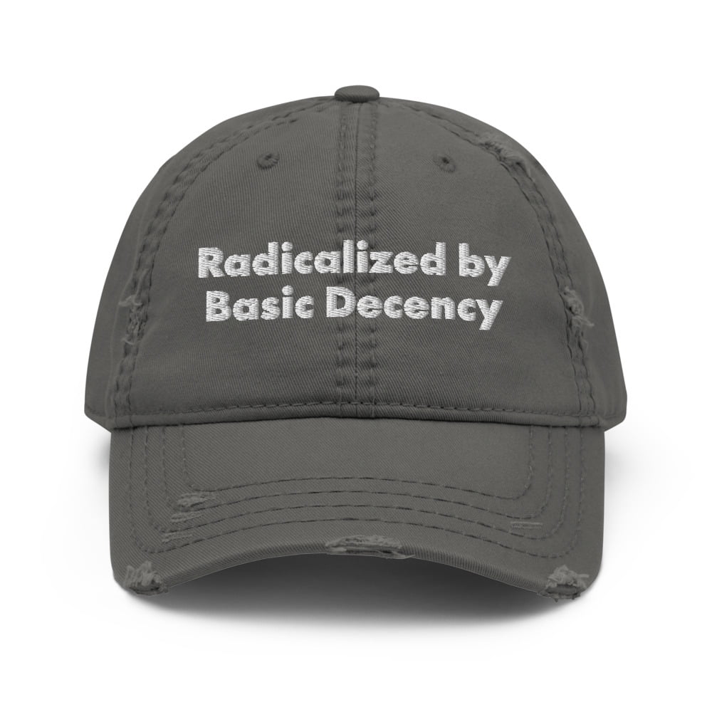 Funny Social Democracy Saying Embroidered Distressed Dad Hat ...