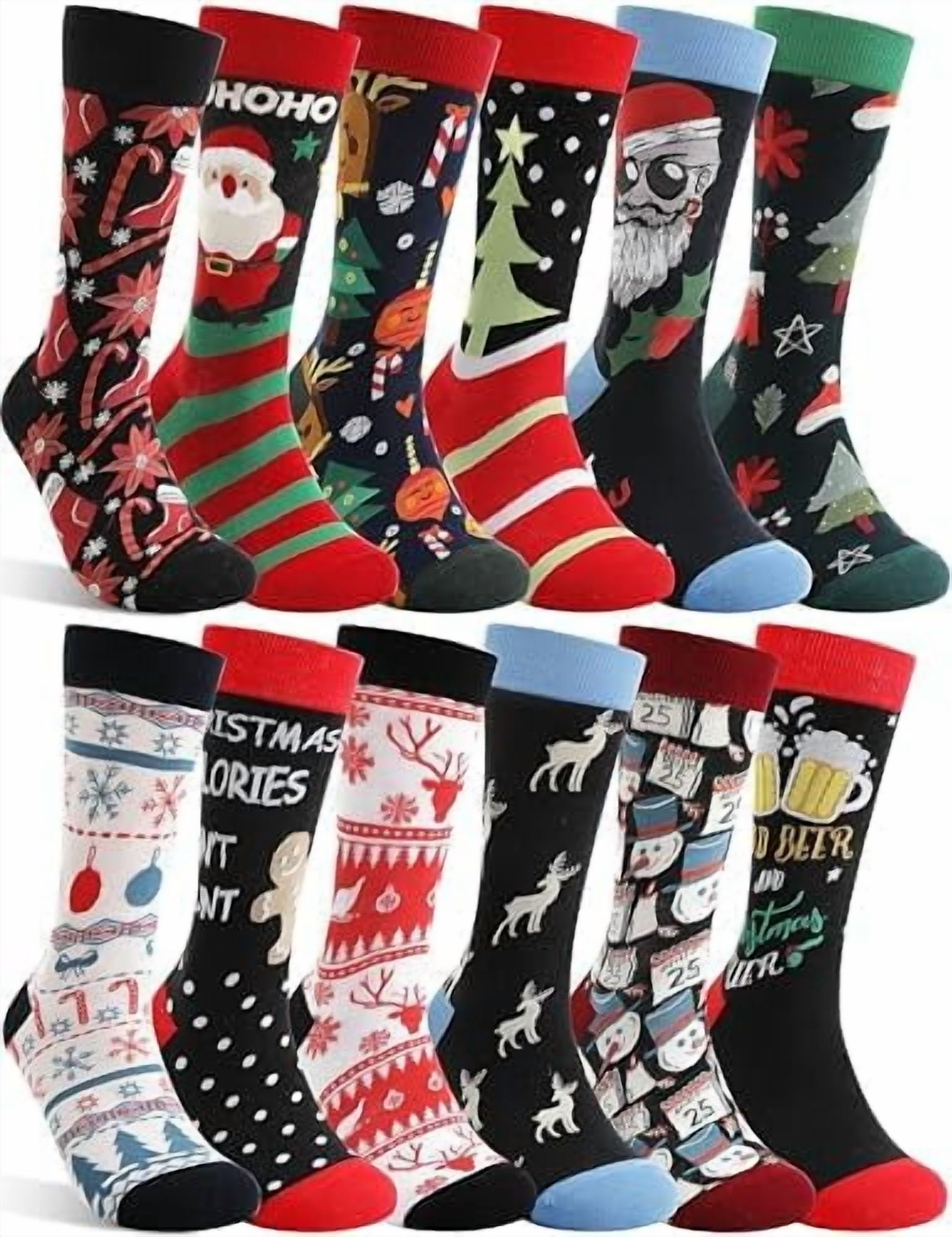 Funny Socks for Men Women Fun Cozy Crazy Novelty Fashion Breathable ...