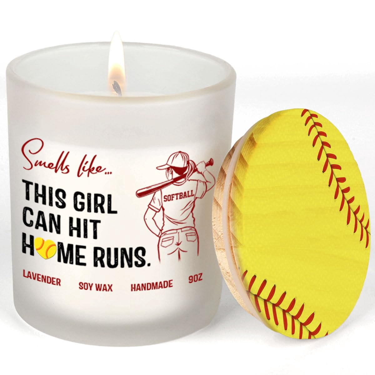 Funny Softball Candle, Softball Team Gift, Gift for Softball Player ...
