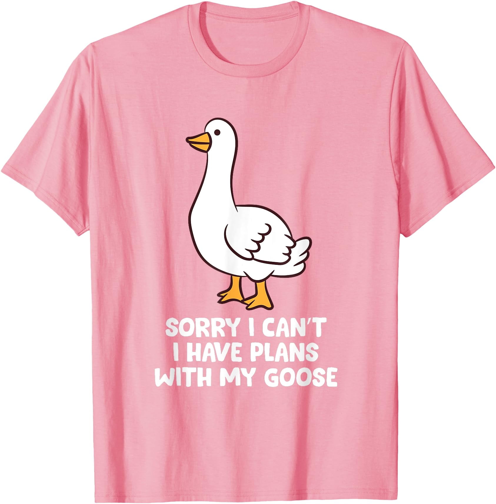 Funny Sorry I Have Plans With My Goose Softstyle Unisex T-Shirt Men ...