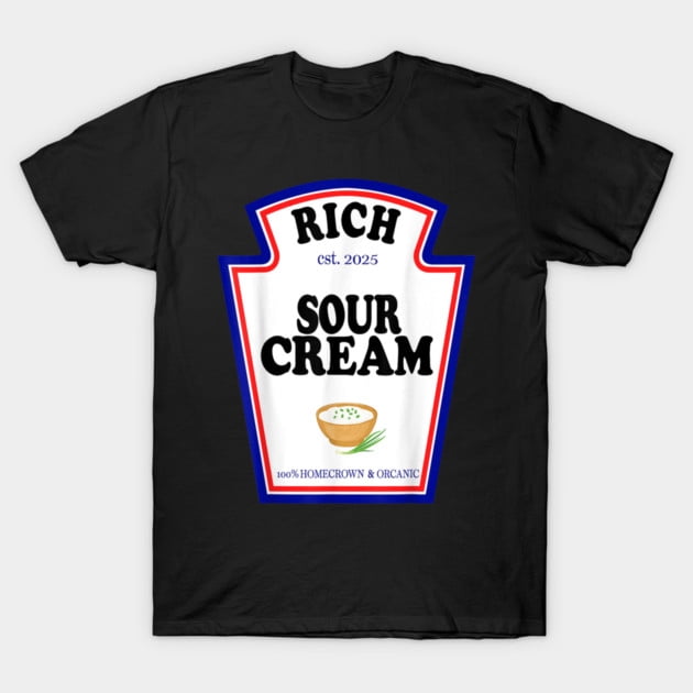 Funny Sour Cream Group Condiment Family Halloween Costume Artwork Print ...
