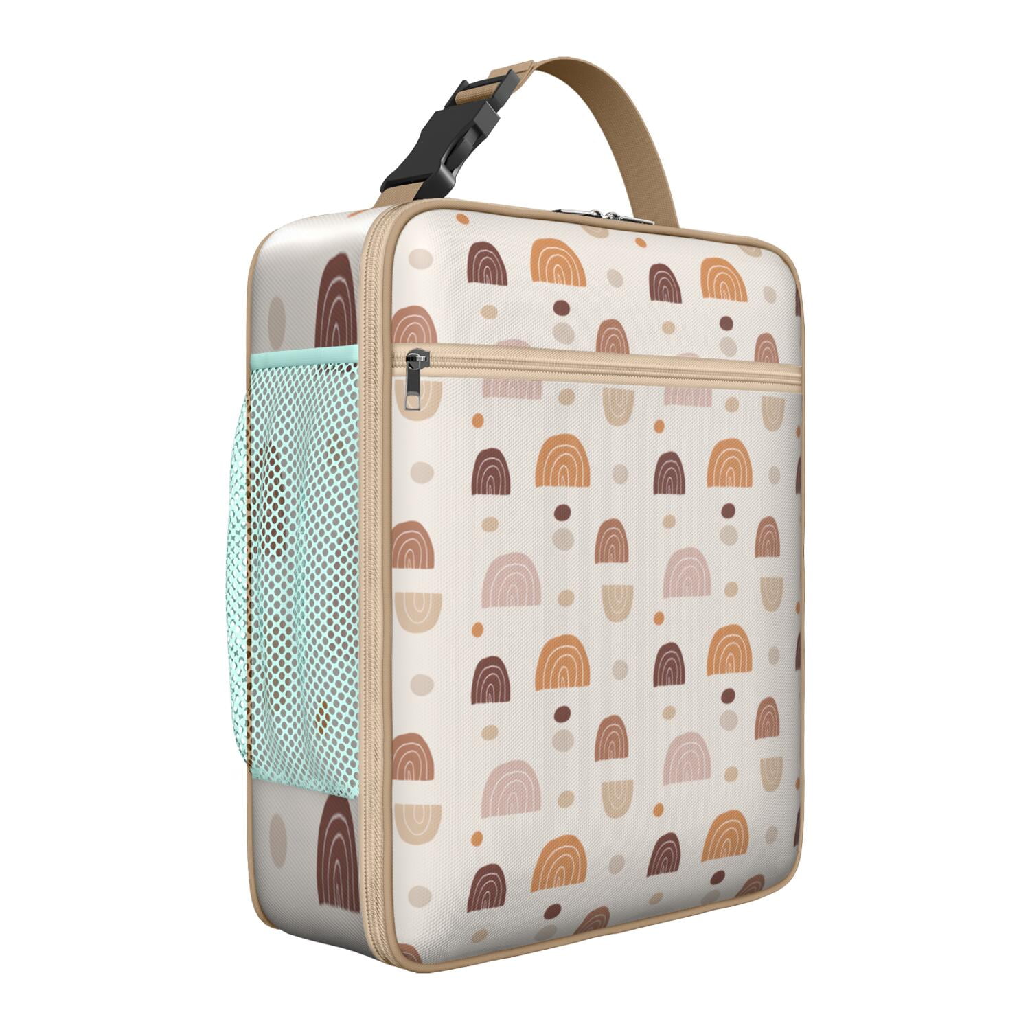 Funny Space Theme Insulated Lunch Box – Sketch Graffiti Cooler Bag with ...