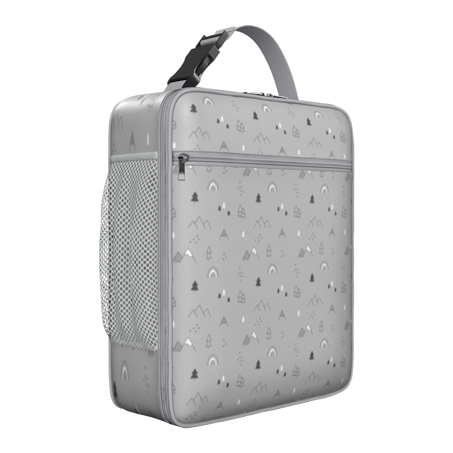 Funny Space Theme Insulated Lunch Box – Sketch Graffiti Cooler Bag with ...