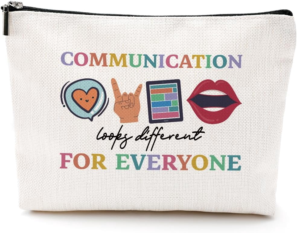 Funny Speech Gifts SLP Makeup Bag Speech Pathologist Gifts Bag for ...