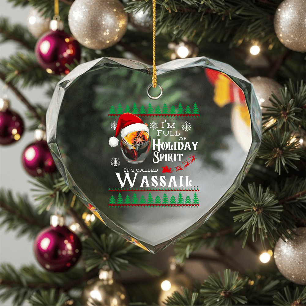 Funny Spirit Wassail Ugly Ornament, Home Decor, Crystal Glass Ornament ...