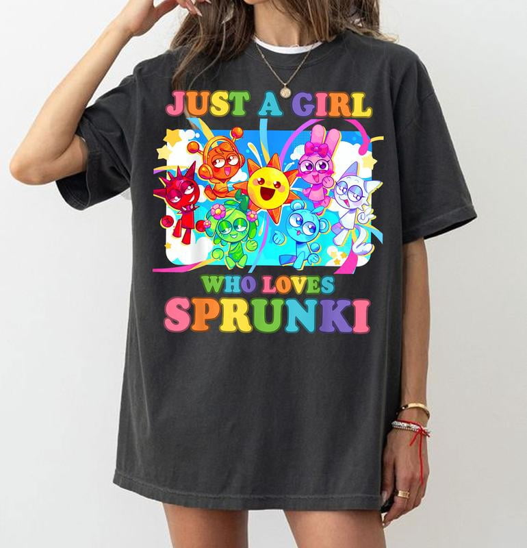 Funny Sprunki Just a Girl Who Loves Sprunki Cool Girls Unisex Comfort ...