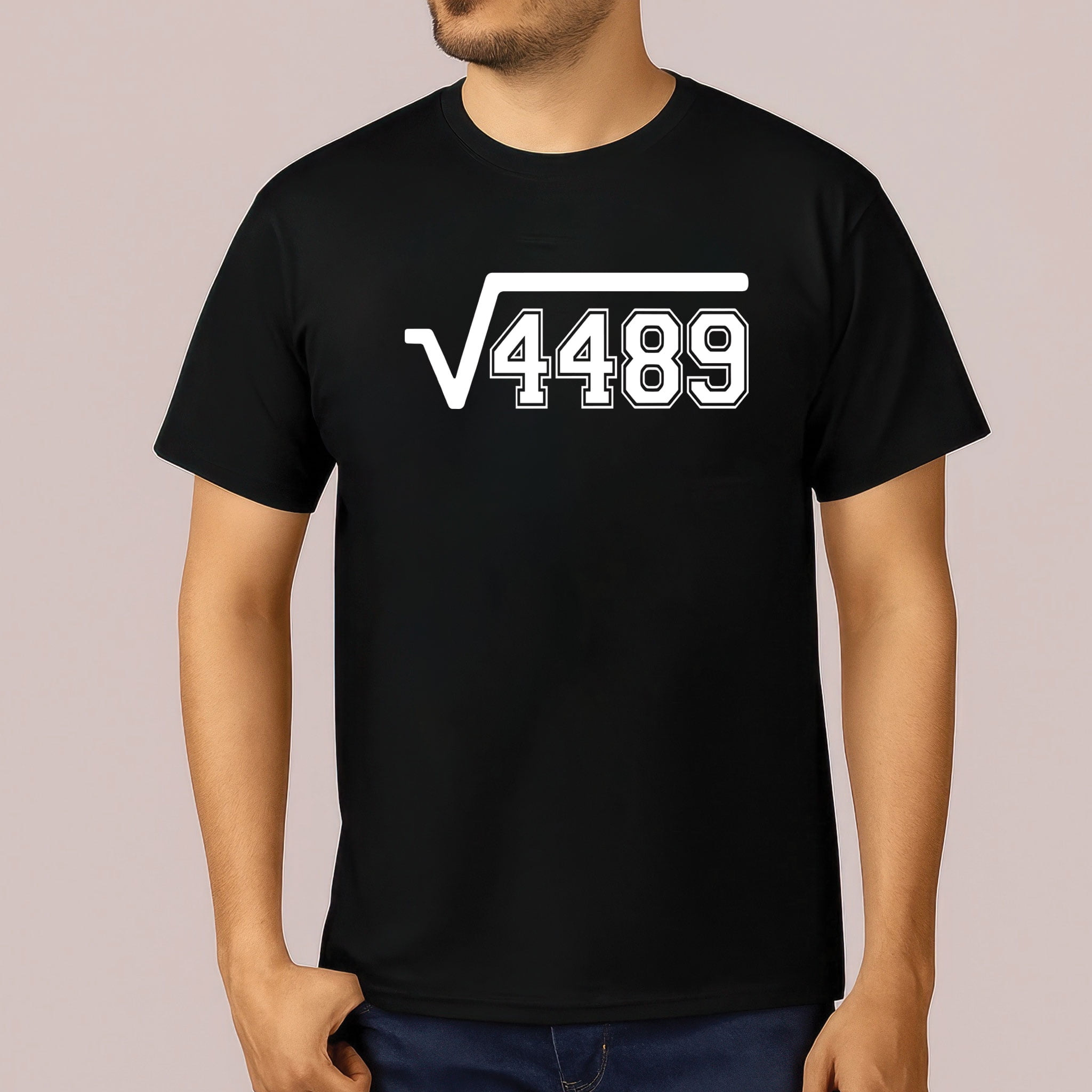 Funny Square Root 4489 67 Funny Meme Saying 6 7 Math T-Shirt - Walmart.com