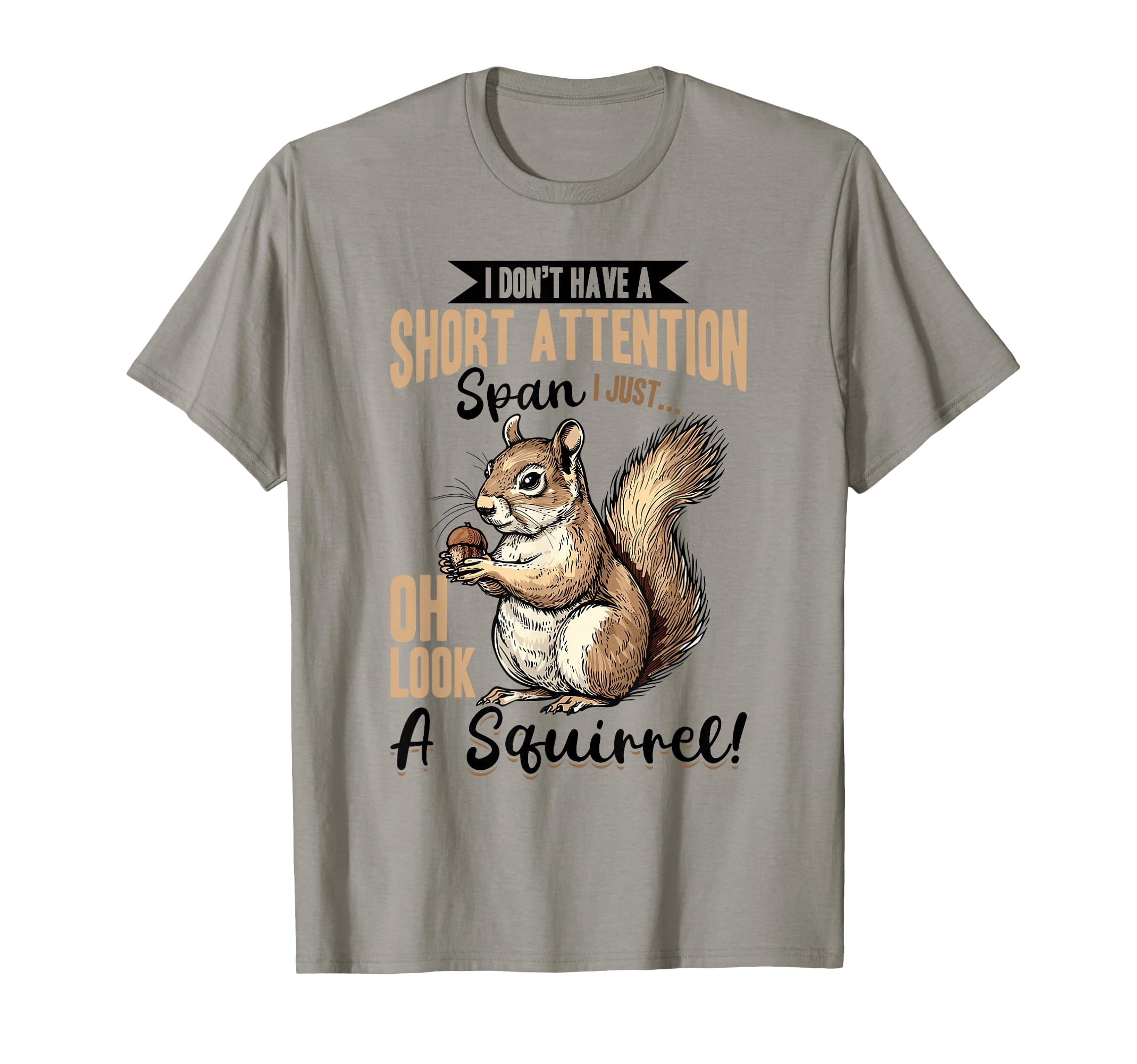 Funny Squirrel Cartoon T-Shirt for Anyone with a Playful Sense of Humor ...