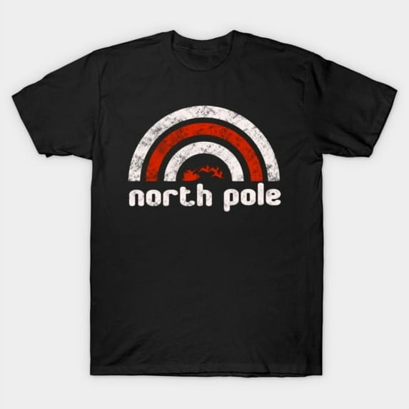 Funny St. Nick's Hideout North Pole Christmas Humor Graphic, H10198 T-Shirt, for Men and Women ...