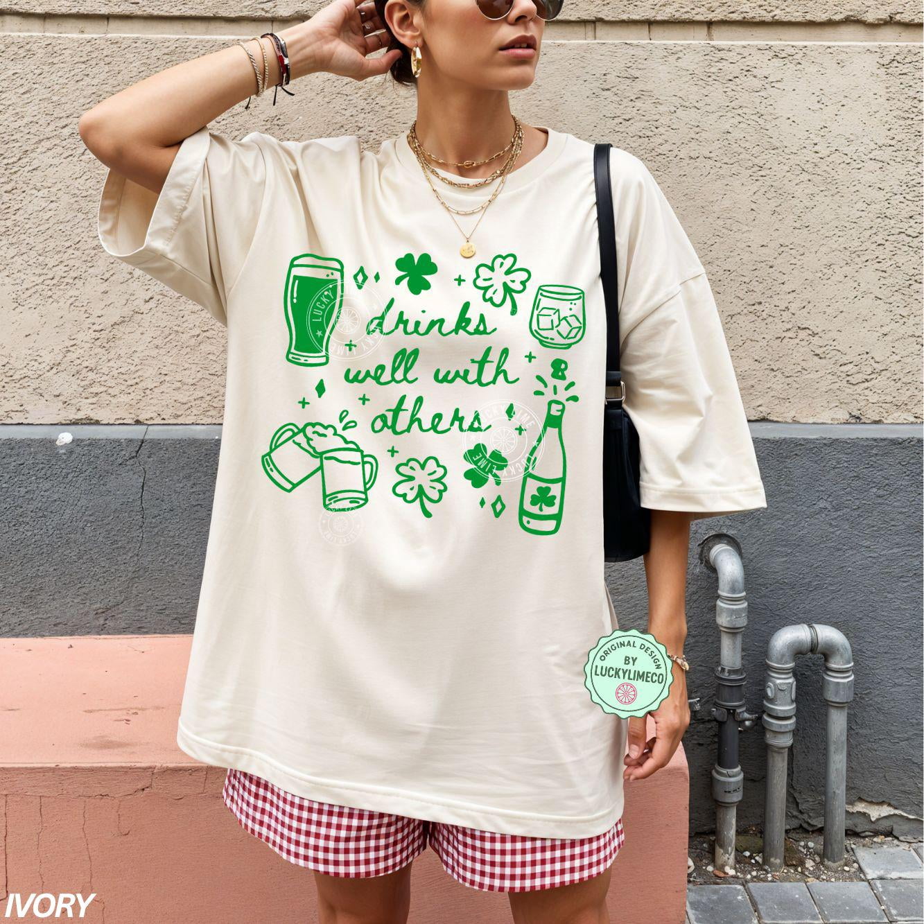 Funny St Patricks Day Shirt, Drinks Well With Others Shirt, Irish ...