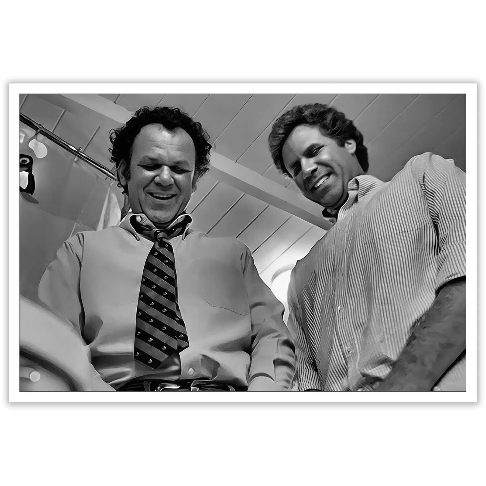 Funny Step Brothers Poster Classic Black and white Bathroom Movies Wall ...