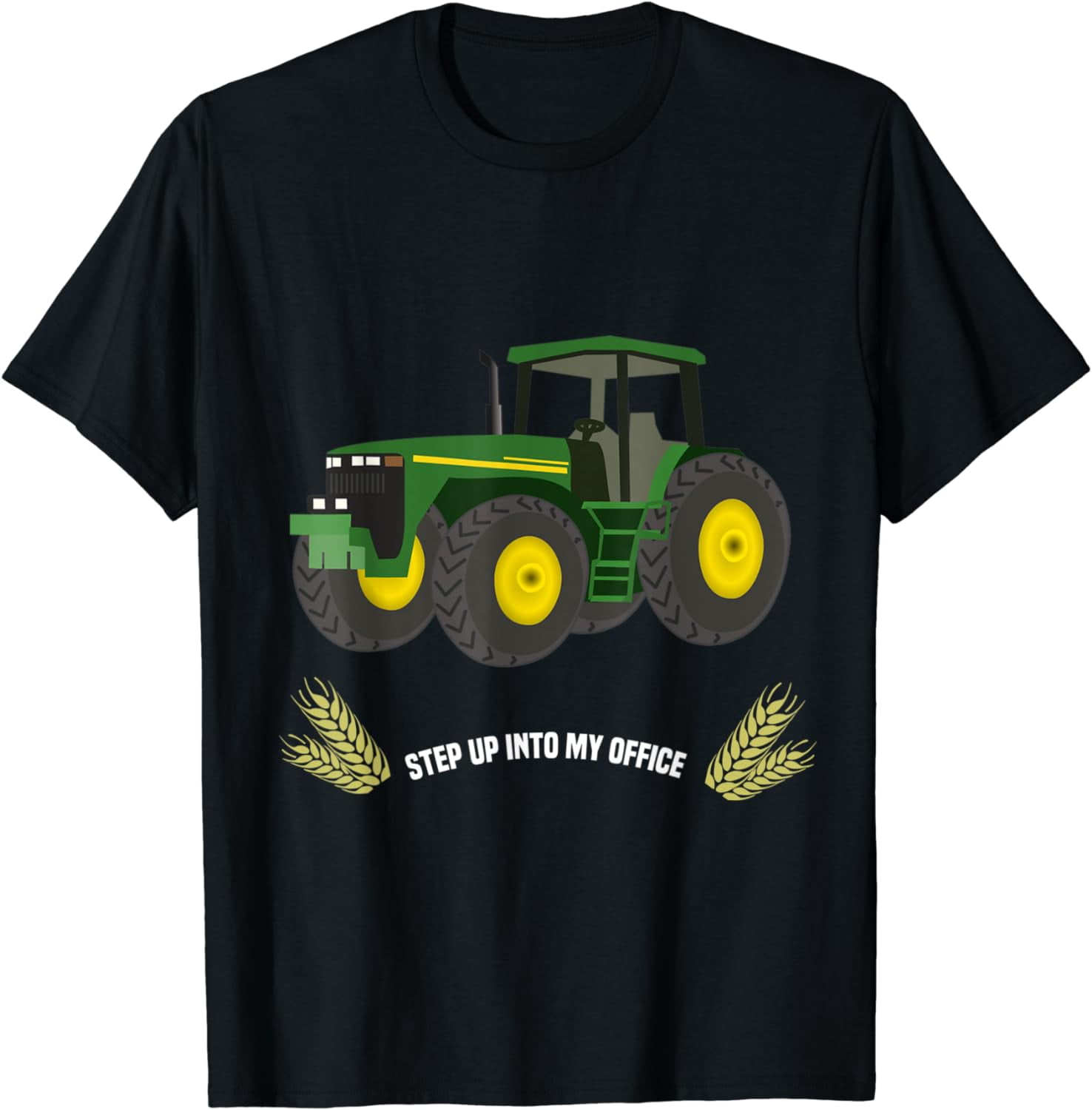 Funny Step Up Into My Office Farmer T-Shirt - Walmart.com