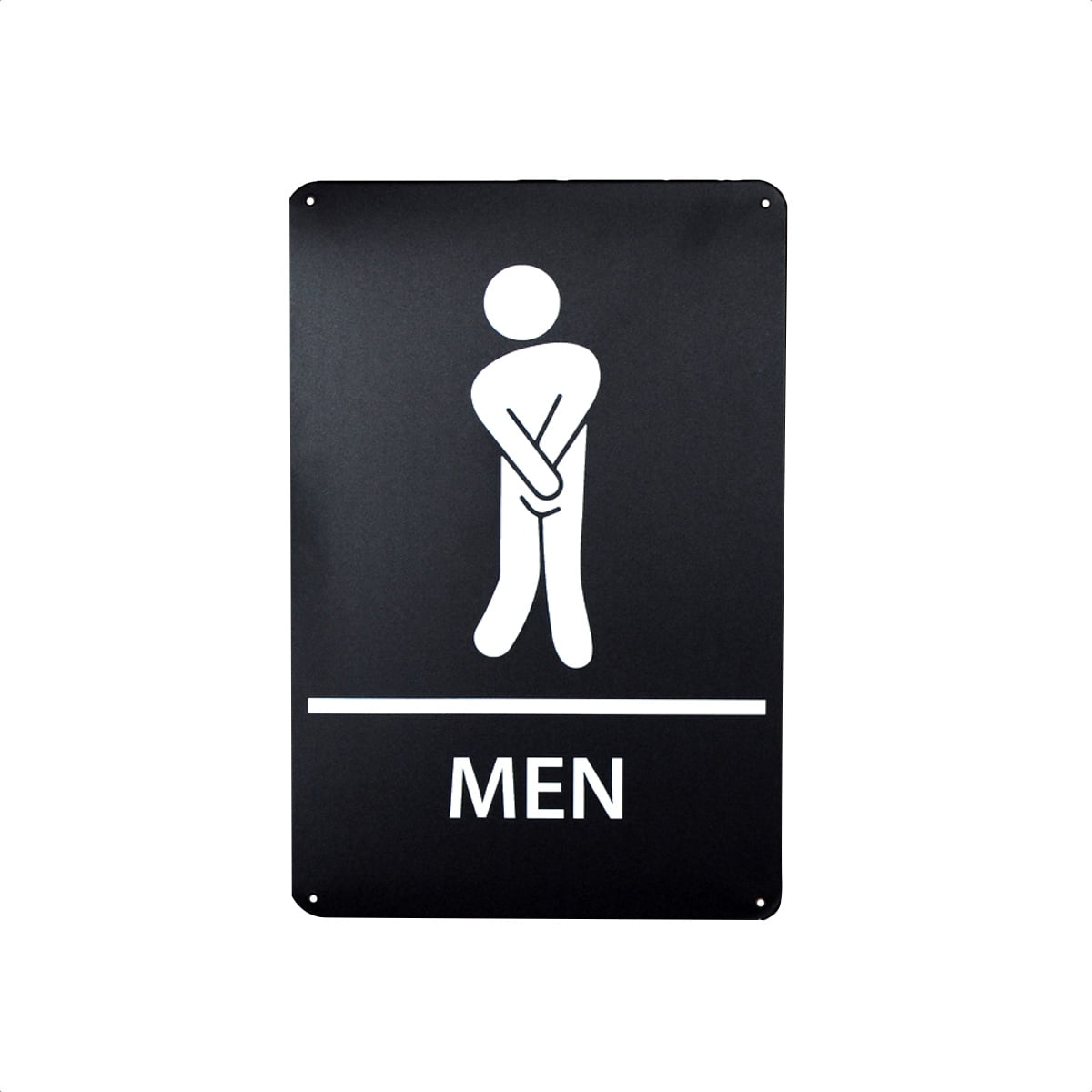 Funny Stick Figure Mens Bathroom Sign Pee Room Commercial Bar Pub ...