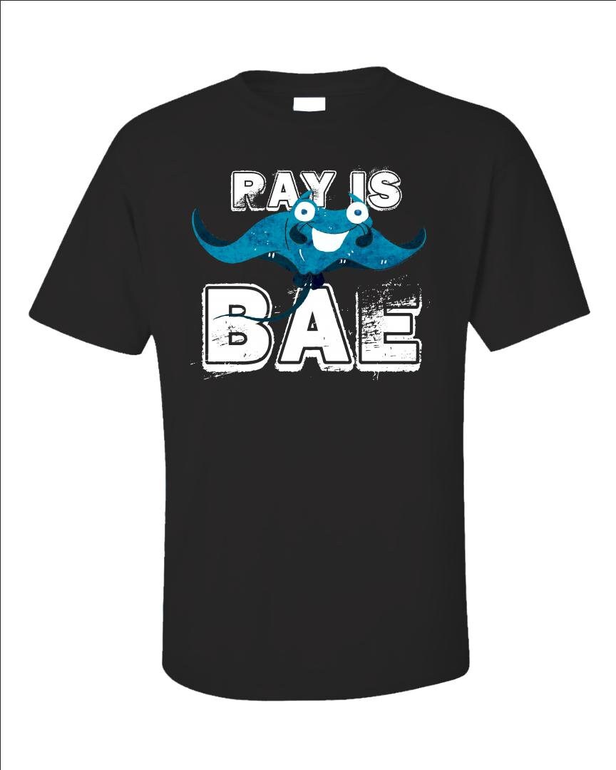 Funny Stingray Shirt, Ray is Bae Ocean Tee for Sea Creature Lovers ...