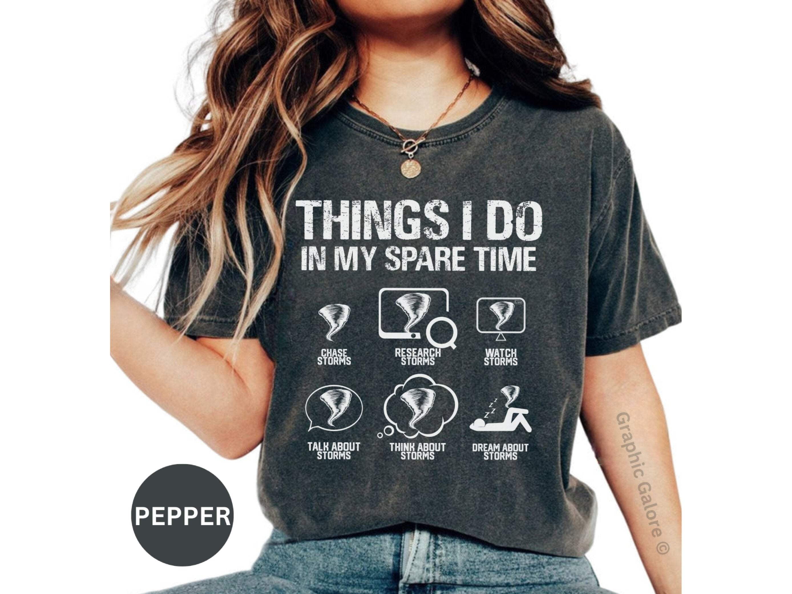 Funny Storm Chaser T Shirt, Tornado Enthusiast Gift, Weather Geek Humor ...