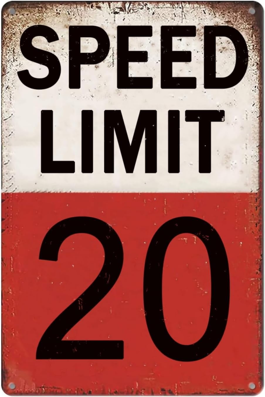 Funny Street Sign Speed Limit 20 Mph Sign Speed Limit Street Road Signs ...