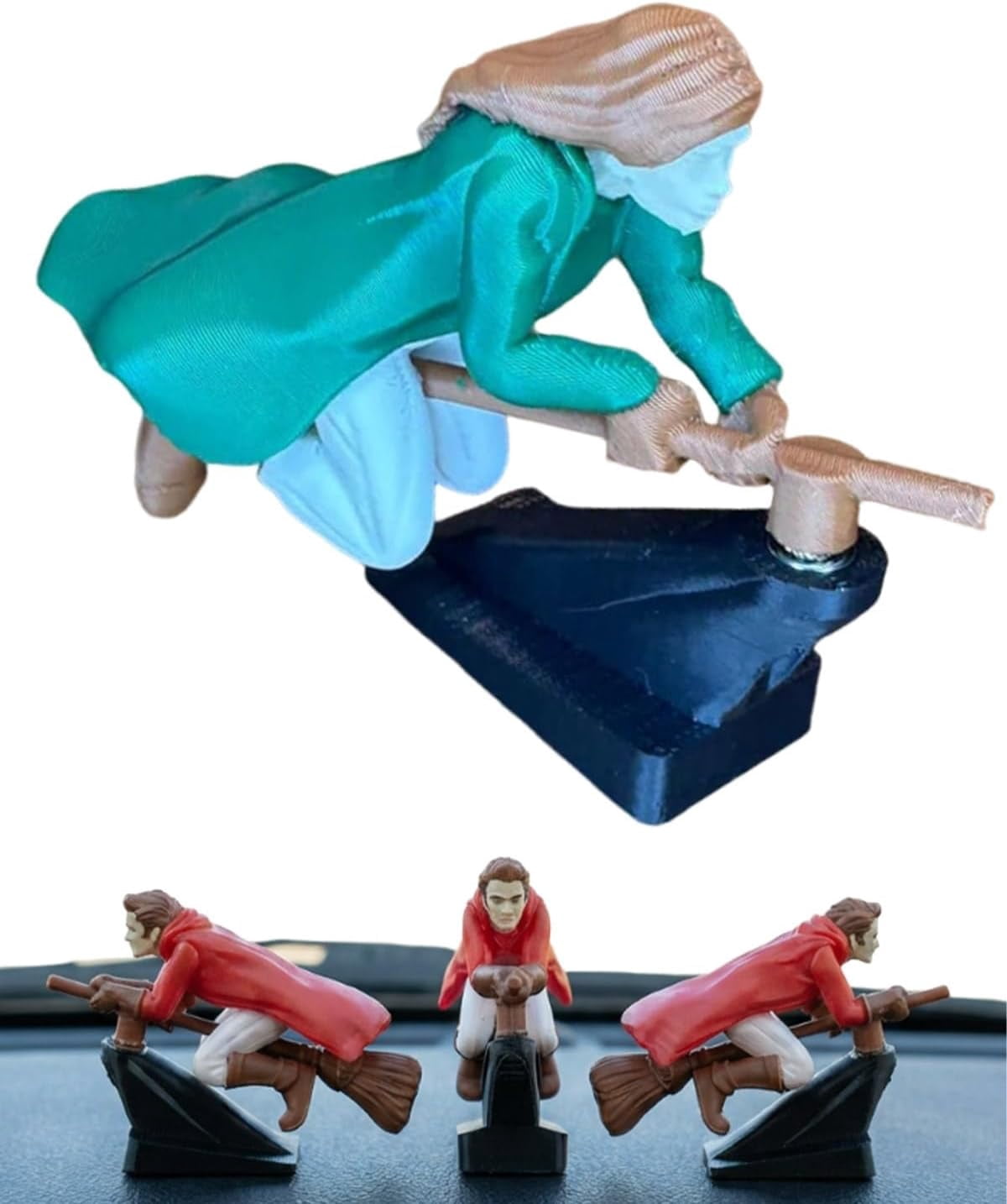 Funny Stress Relief Car Dashboard Toy, Swinging Anime Figure for Office ...