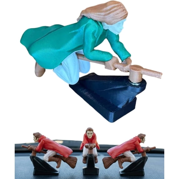 Funny Stress Relief Car Dashboard Toy, Swinging Anime Figure for Office ...