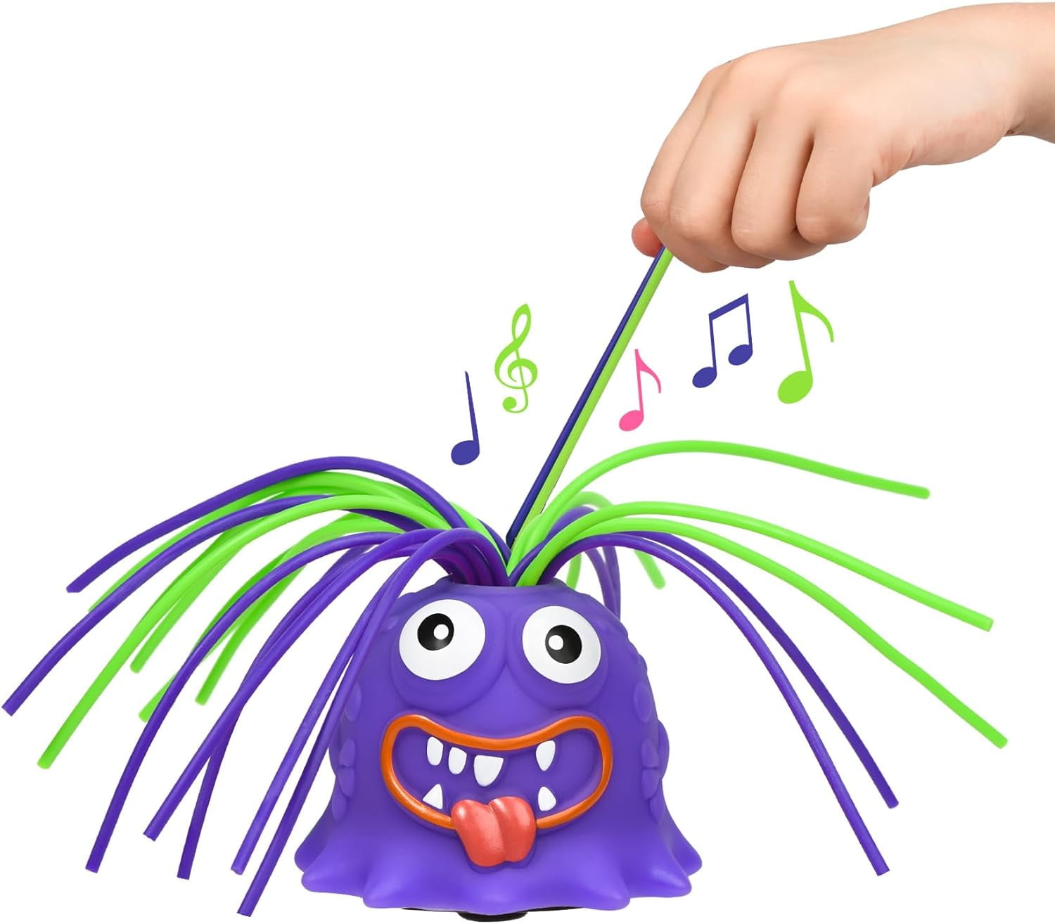 Funny Stress Relief Screaming Monster Pull Its Hair Toys,Each Scream Is ...