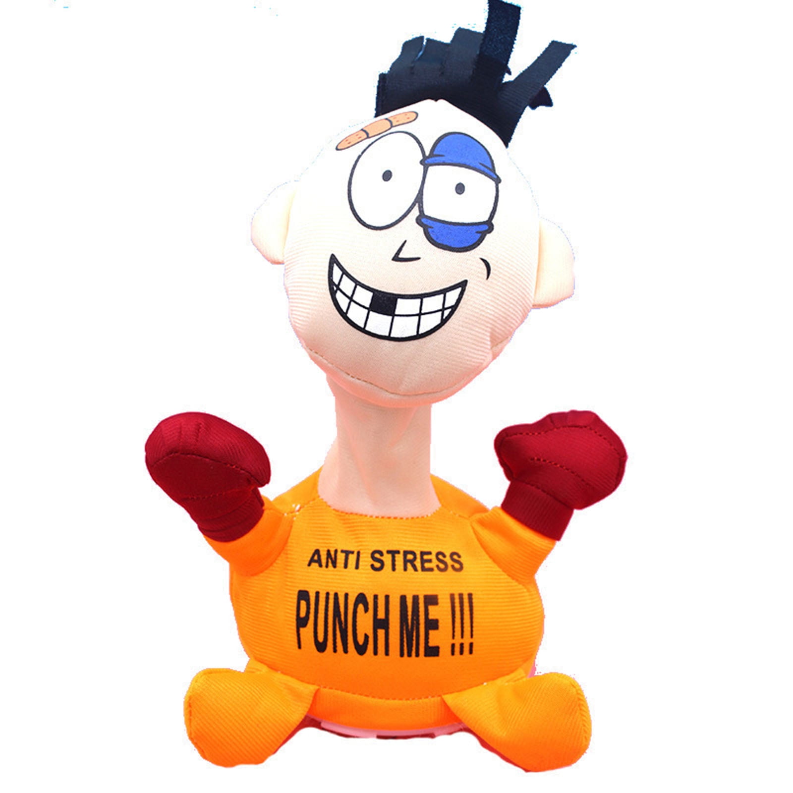 Funny Stress Relief Toy Punch Me Soft Plush Doll Beat This Cute Fabric ...