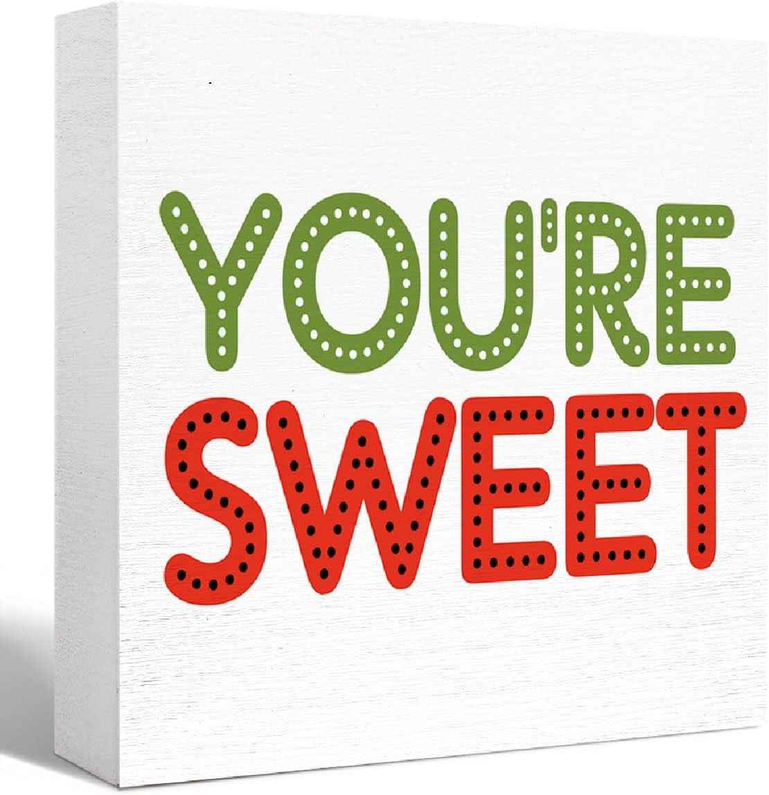 Funny Summer Wood Box Sign You're Sweet Wooden Block Sign Desk Décor ...