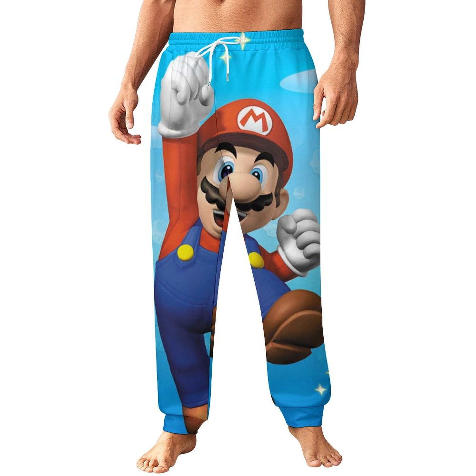 Funny Super Mario Men's Sweatpants Trousers 3D Printed Joggers Track ...