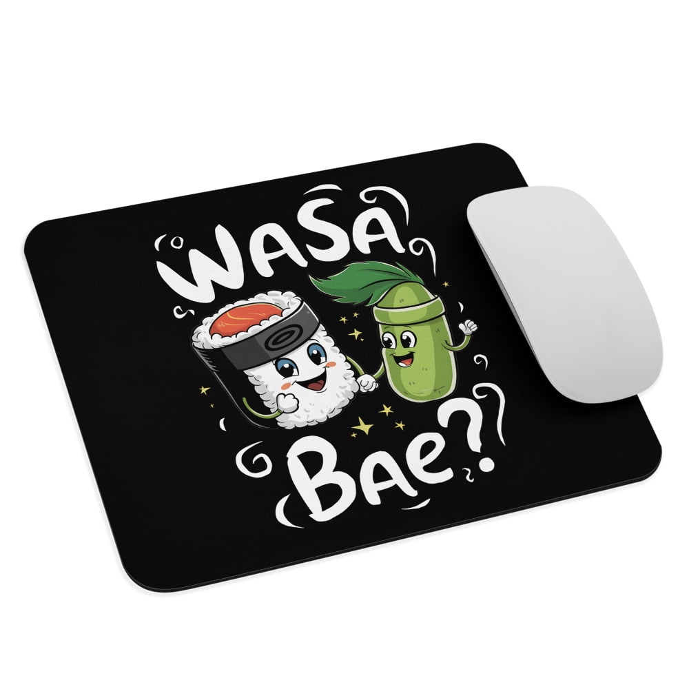 Funny Sushi Wasabi Mouse Pad, Wasa Bae Cute Japanese Food - Walmart.com