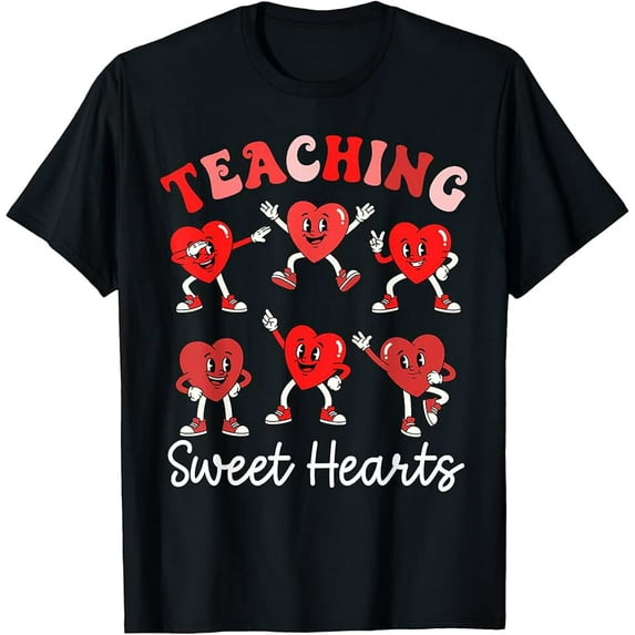 Funny Sweet Hearts Valentines Day for Teacher Kid Boys Girls T-Shirt ...