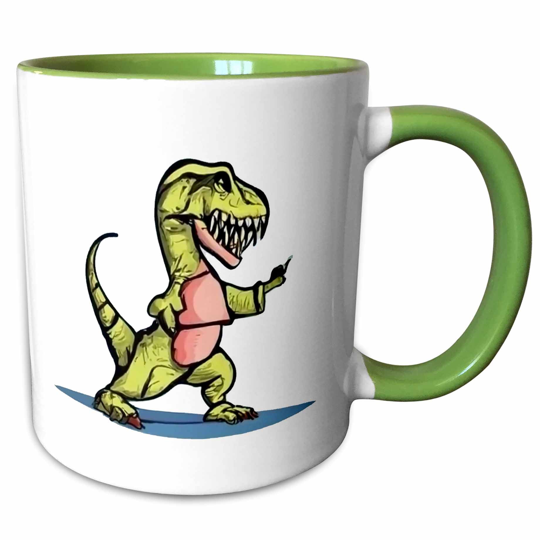 3drose, Funny T-rex Dinosaur Practicing Karate Kick Martial Arts Old ...