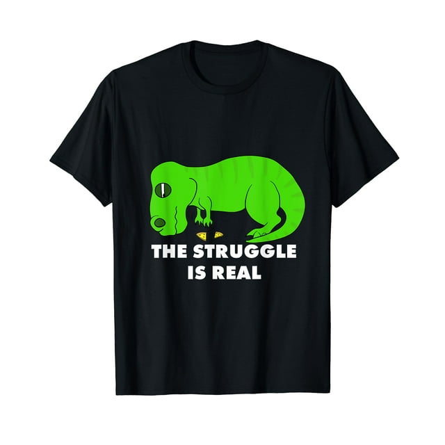 Funny T Rex T Shirt - The Struggle is Real T-Rex Tee T-Shirt - Walmart.com