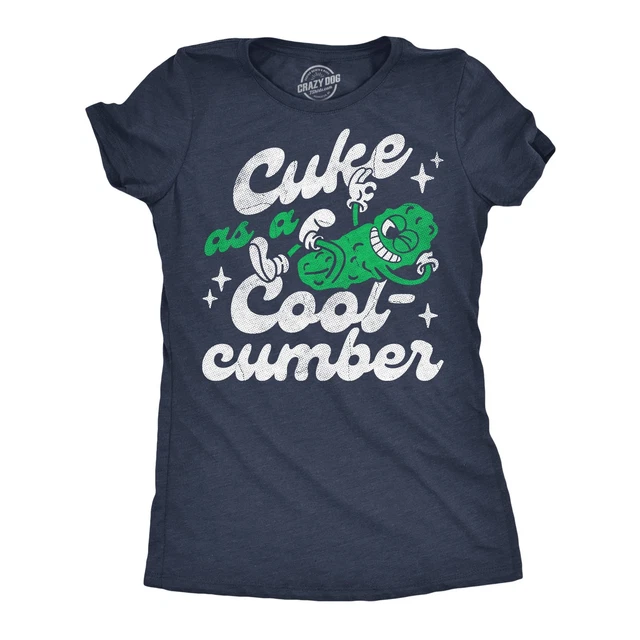 Funny T Shirts Cuke As A Cool Cumber Cucumber Graphic Unisex S-5XL Hot ...