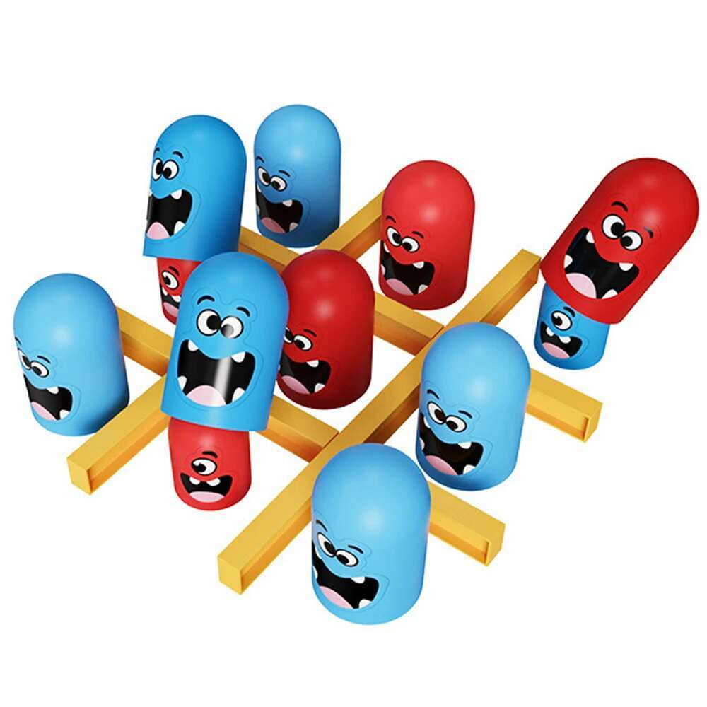 Funny Table Board Tic Tac Toe Intellectual Big Eating Small Chess Interactive Multiplayer Party ...